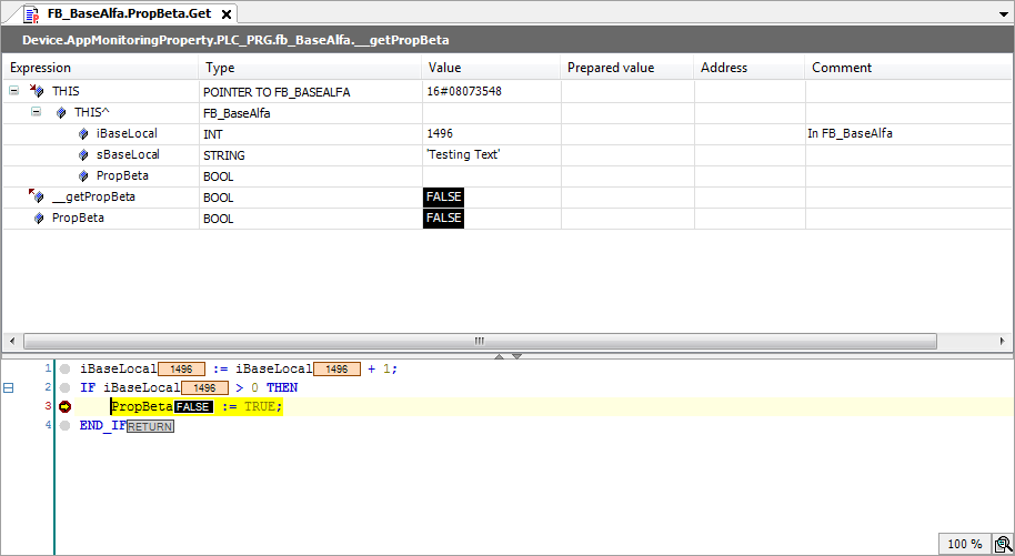 在编程对象中调用监控